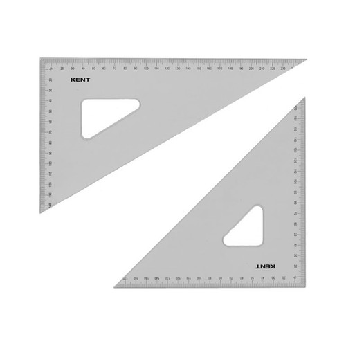 Kent Set Square 45° 160mm & 60° 230mm | Mega Office Supplies