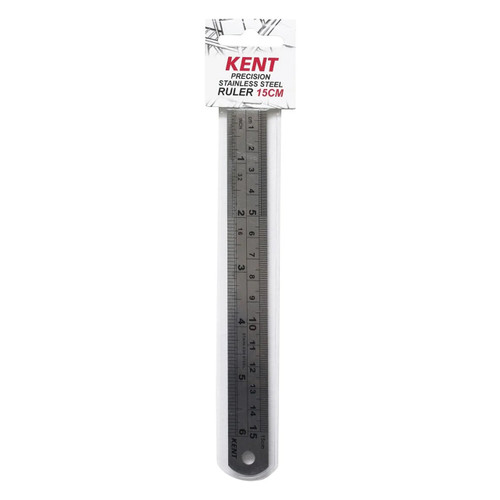 Kent Stainless Steel Ruler 15cm | Mega Office Supplies