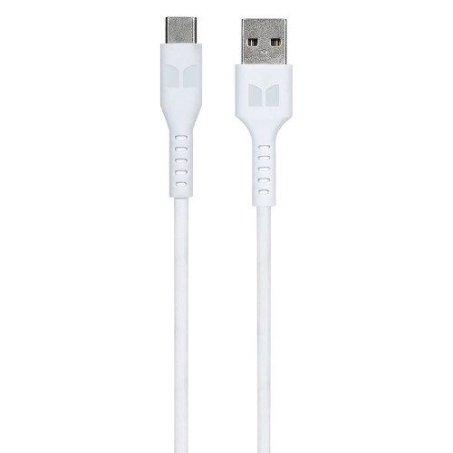 Monster USB-C to USB-A Cable 1.2m Wht | Mega Office Supplies