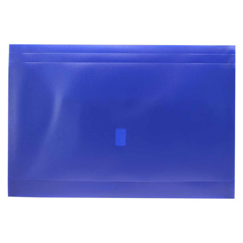 Osmer Document Wallet FC Blue Pack 12 | Mega Office Supplies