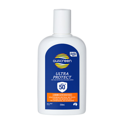 Auscreen Ultra Protect SPF 50+ 250ml 24's | Mega Office Supplies