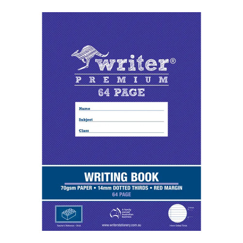 Writer Premium Writing Book 64pg Brick 20's | Mega Office Supplies