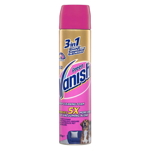 Vanish Preen Gold 3in1 Carpet Foam 600g x 6 | Mega Office Supplies