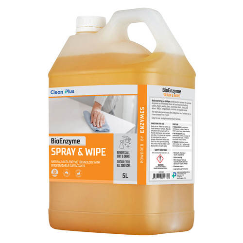 Clean Plus BioEnzyme Spray & Wipe 5L | Mega Office Supplies