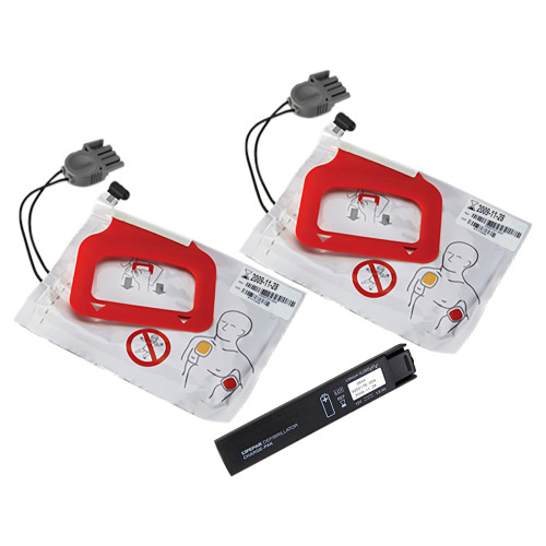 Lifepak CR Plus Charge-Pak with 2 Electrodes | Mega Office Supplies