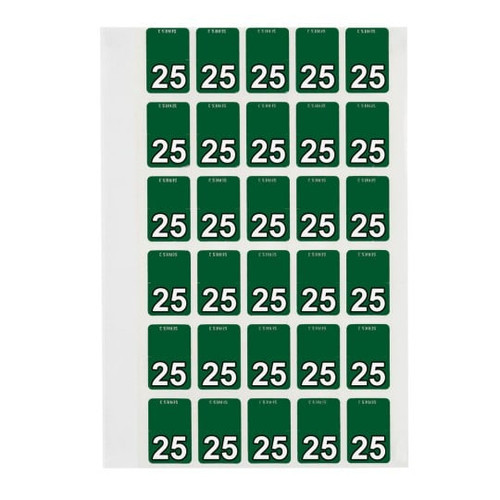 Avery 44245 Top 2025 Tab Year Code Label - 20x30mm 150/Pack | Mega ...