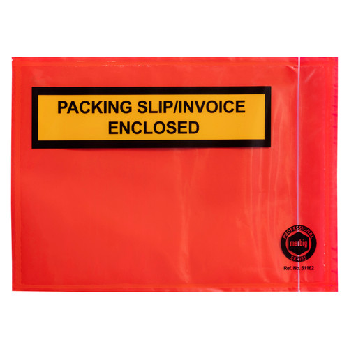 Mbg Pro Env Pack Slip Inv 165x115mm Red Bx1000 | Mega Office Supplies