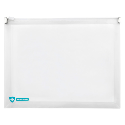 Marbig Pro Document Wallet w/ Antimicrobial A5 Clr | Mega Office Supplies