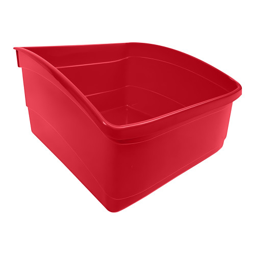 Visionchart Plastic Book Tub Large Red | Mega Office Supplies