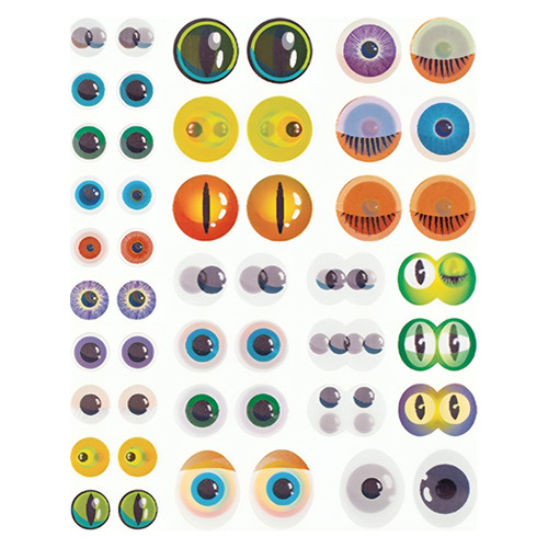 Sticker Moving Eyes Pack 144 | Mega Office Supplies