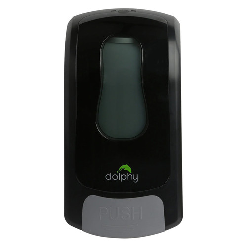 Dolphy Manual Soap-Sanitiser Dispenser 1L Blk | Mega Office Supplies