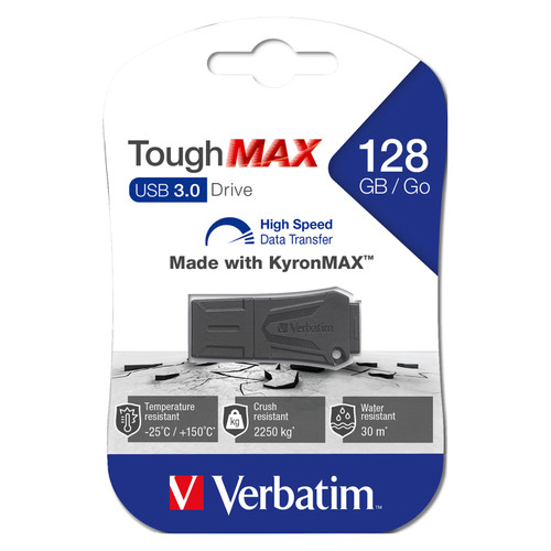 Verbatim ToughMax Military-Grade USB 3.0 Drive 128GB | Mega Office Supplies