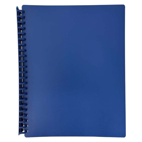 Osmer Display Book Refillable A4 Blue Pk24 | Mega Office Supplies