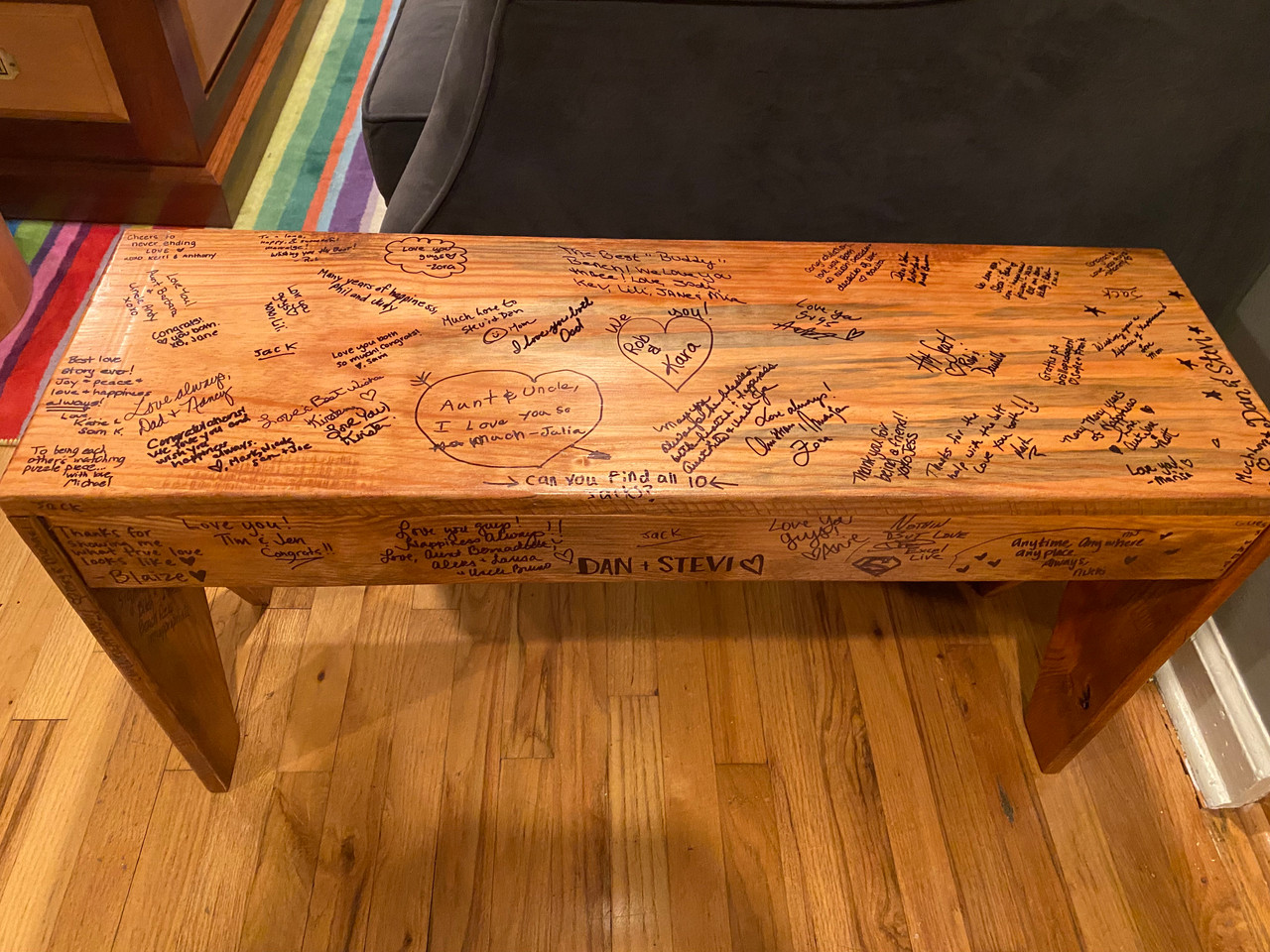 Wood Bench Wedding Wildwood Rentals Wooden Bench With Back — The