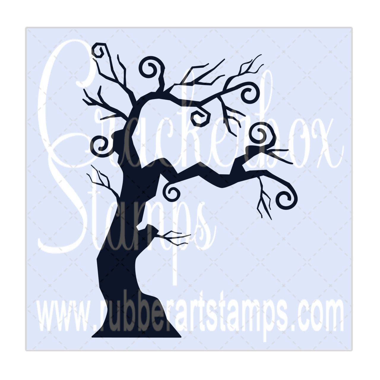 Tree Scary - Crackerbox Stamps