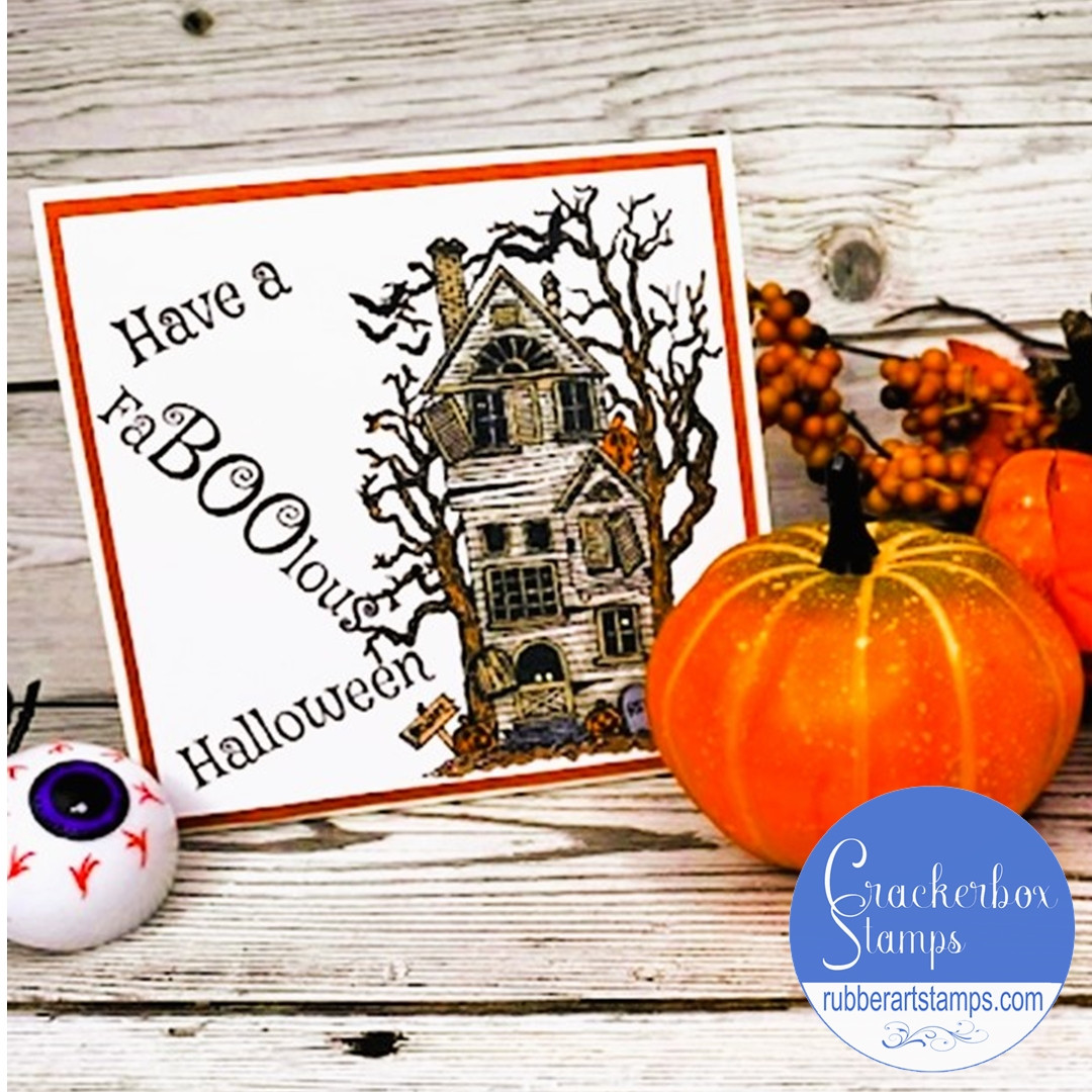 Halloween Boo House Card