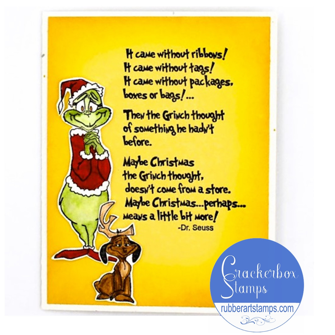 Golden Grinch Card