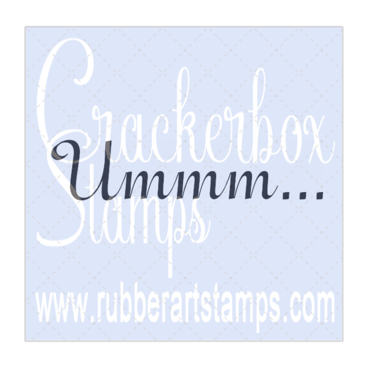 Ummm Word - Crackerbox Stamps