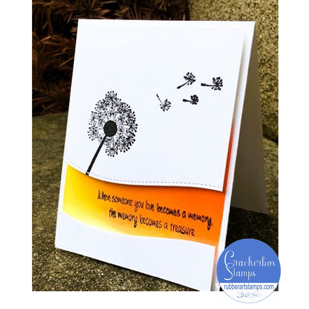 Dandelion & Fluff Set of 2 - Crackerbox Stamps