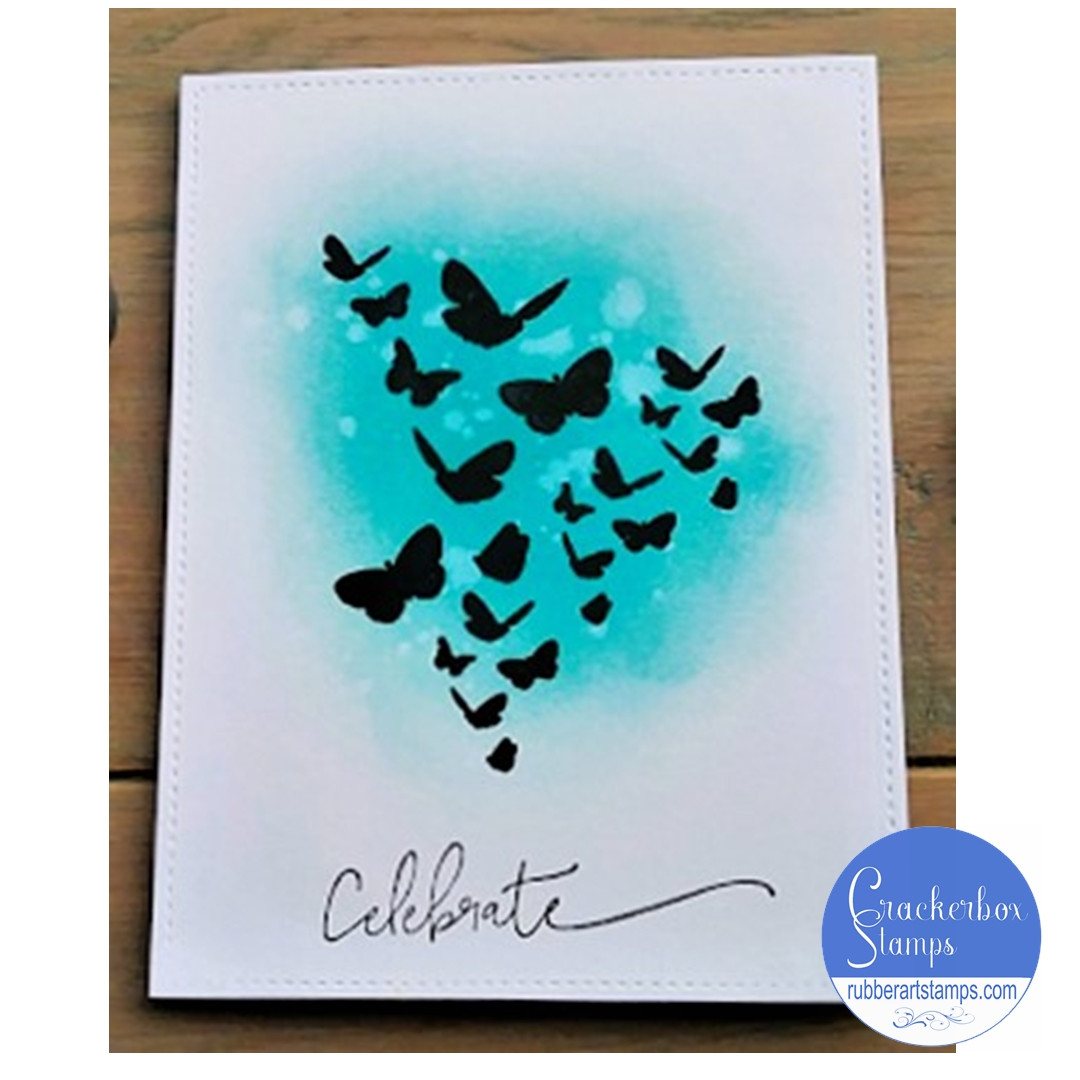 Quick & Easy Butterfly Card - Crackerbox Stamps
