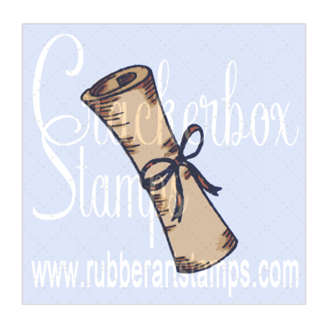 Diploma Scroll - Crackerbox Stamps