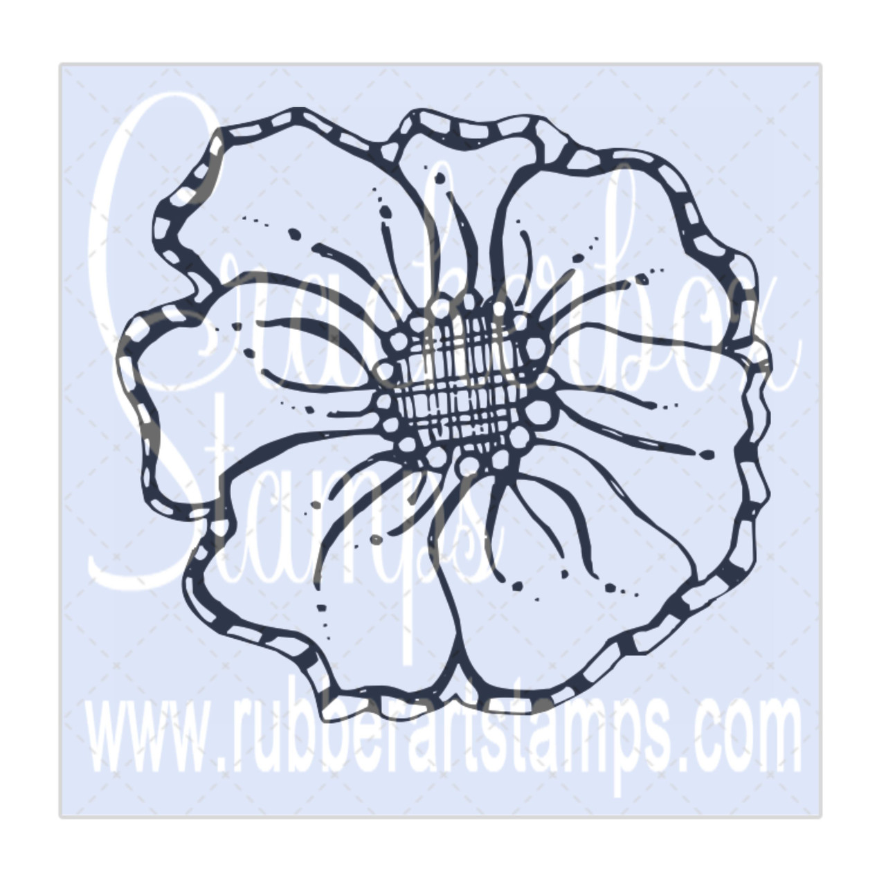 Blue Bell Flower - Crackerbox Stamps