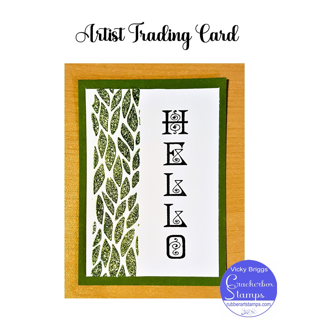 Hello Vertical - Crackerbox Stamps