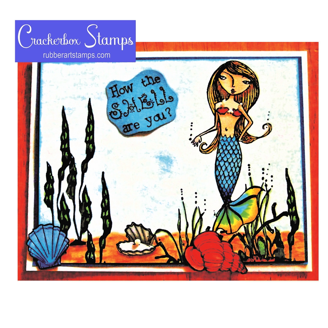 How The Shell Card - Crackerbox Stamps