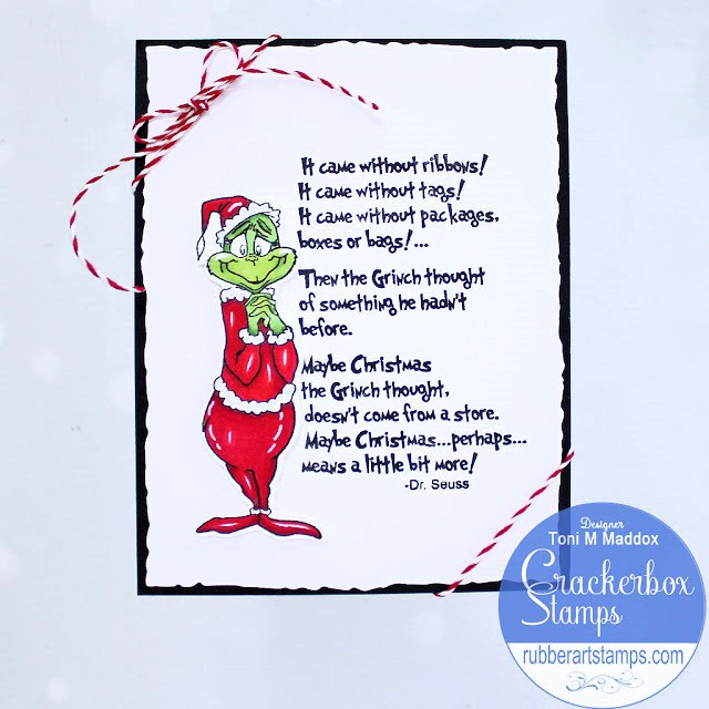 Grinch Saying Long - Crackerbox Stamps