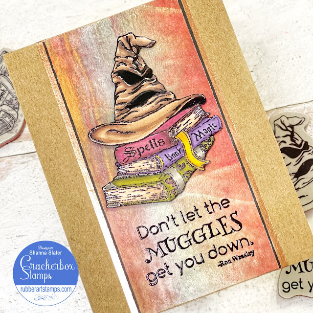 Muggles And Sorting Hat Card - Crackerbox Stamps