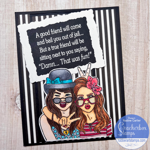 True Friendship Card - Crackerbox Stamps