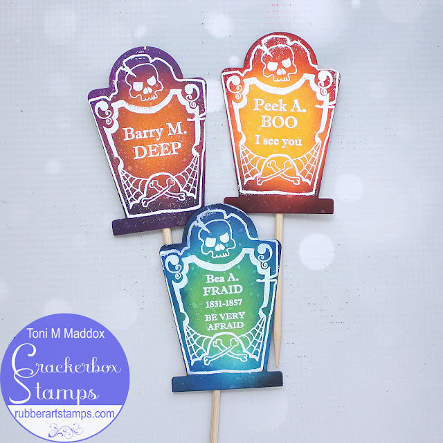 Gravestone Cupcake Toppers