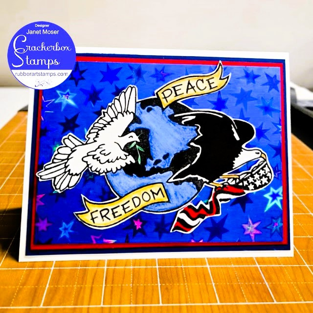 Freedom And Peace Around The World Card