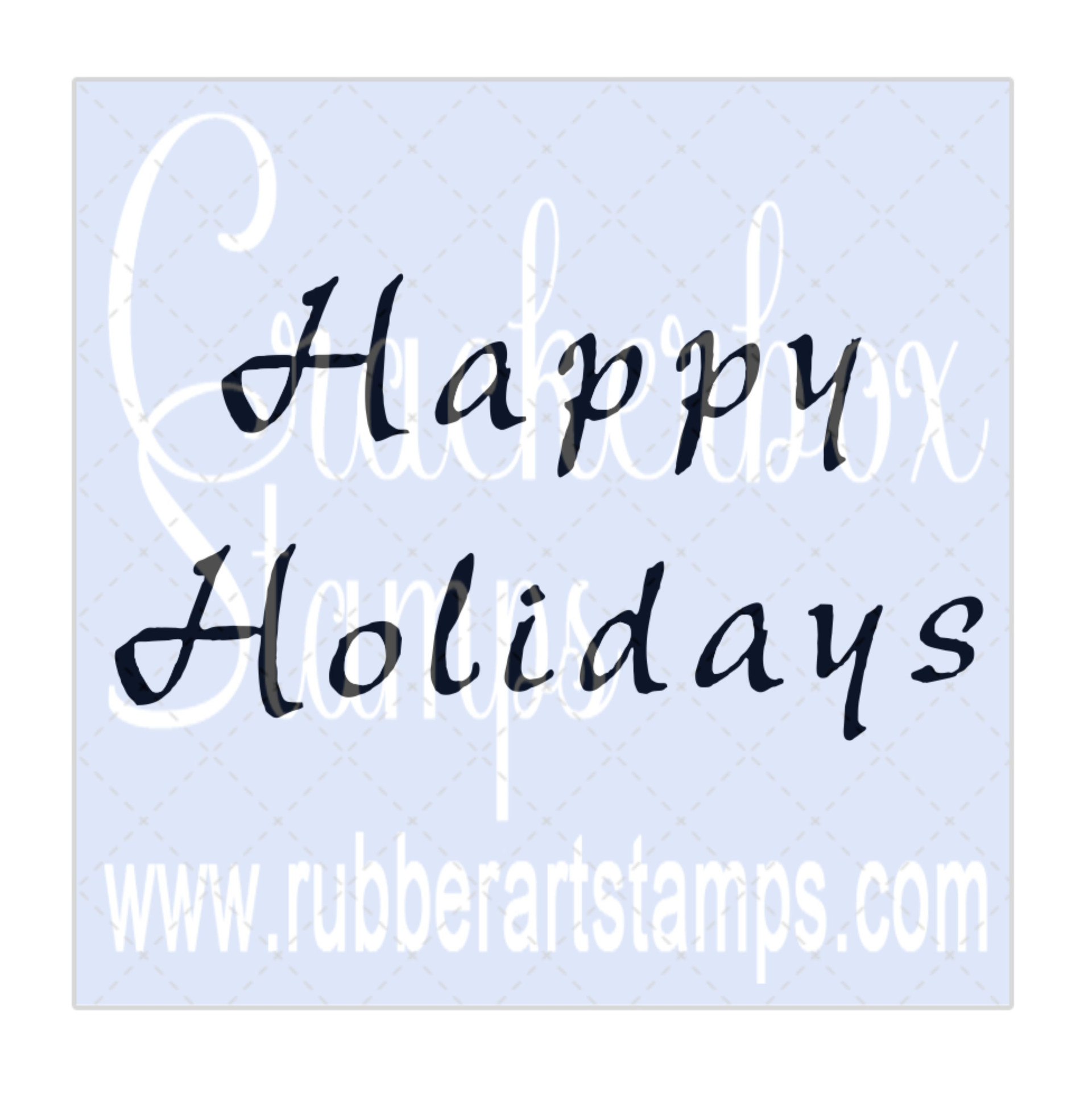 Happy Holiday Tree - Crackerbox Stamps