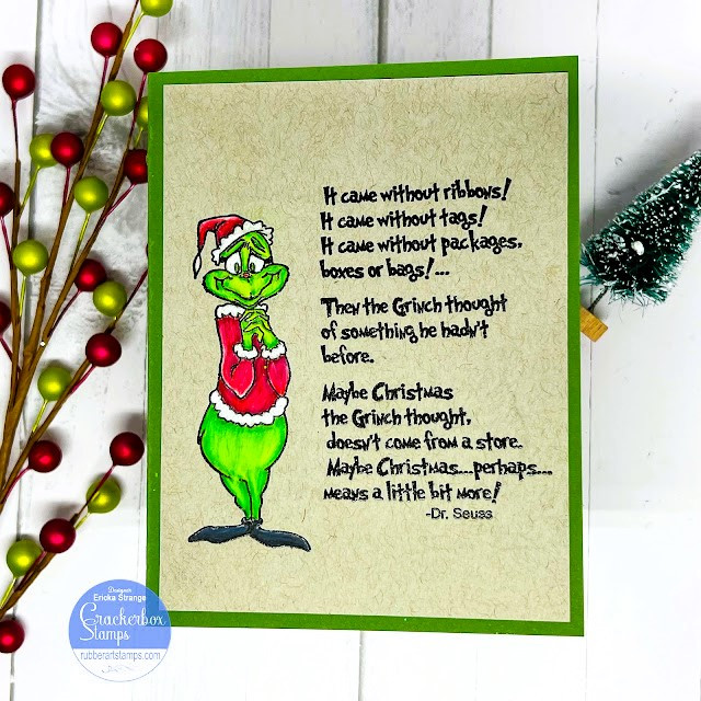 Grinch Saying Long - Crackerbox Stamps