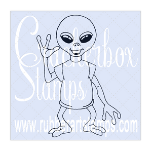 RUBBER STAMPS - OUTER SPACE - Crackerbox Stamps