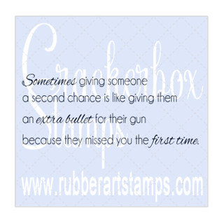 Second Chance - Crackerbox Stamps