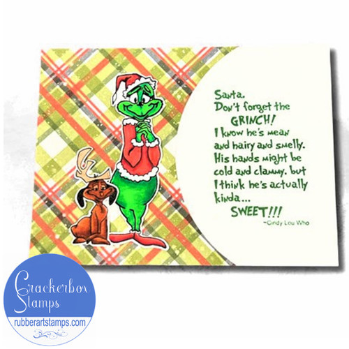 Grinch's Max - Crackerbox Stamps