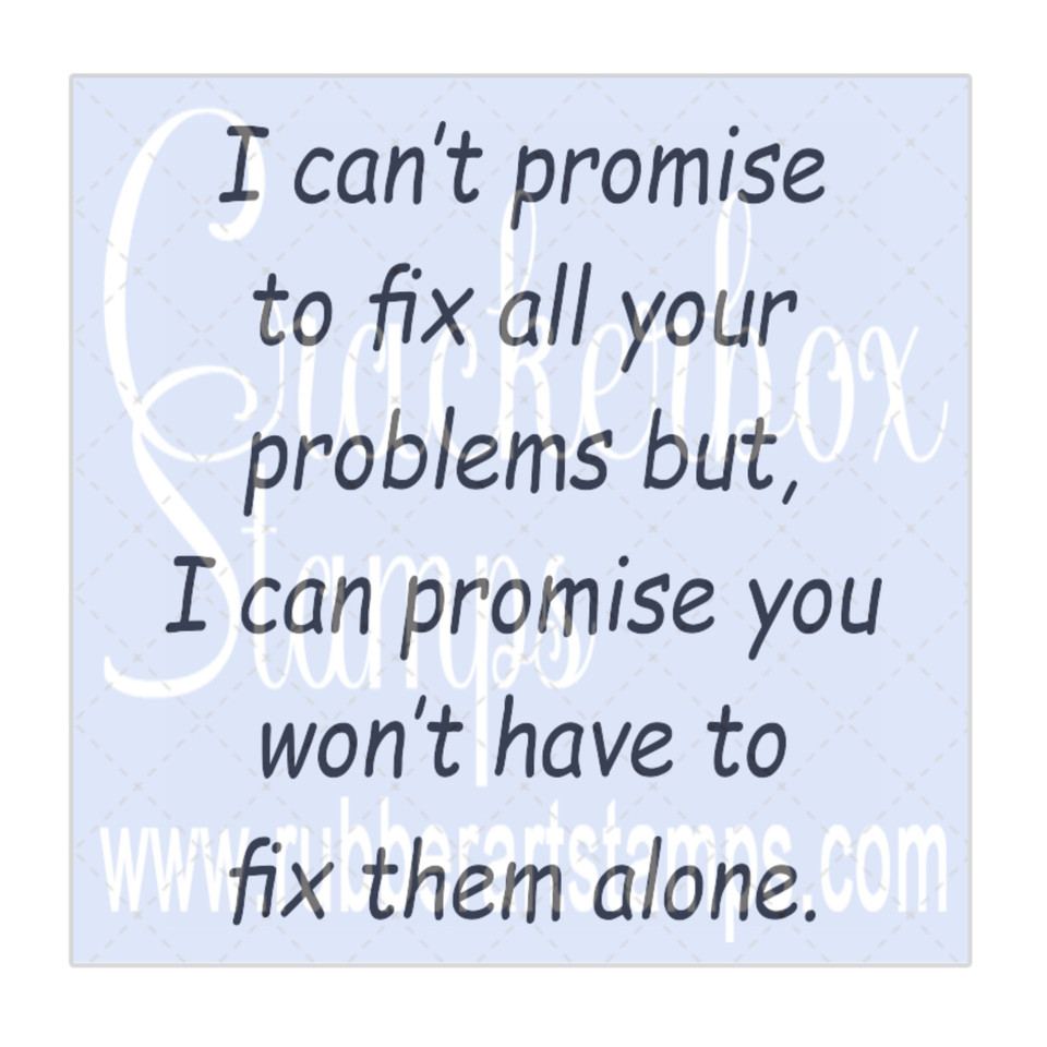Fix Your Problems - Crackerbox Stamps