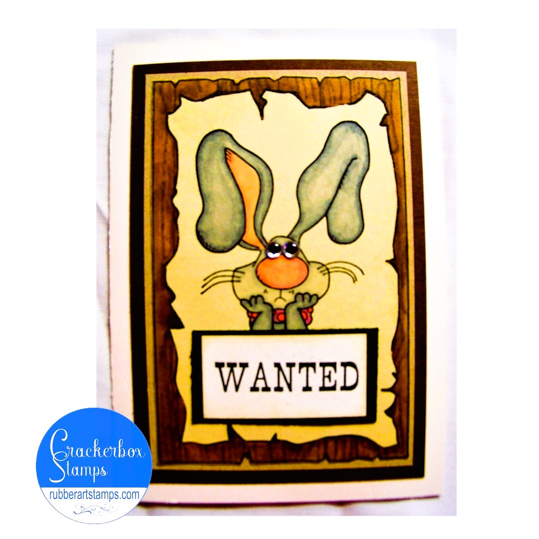 Easter Bunny Wanted Card