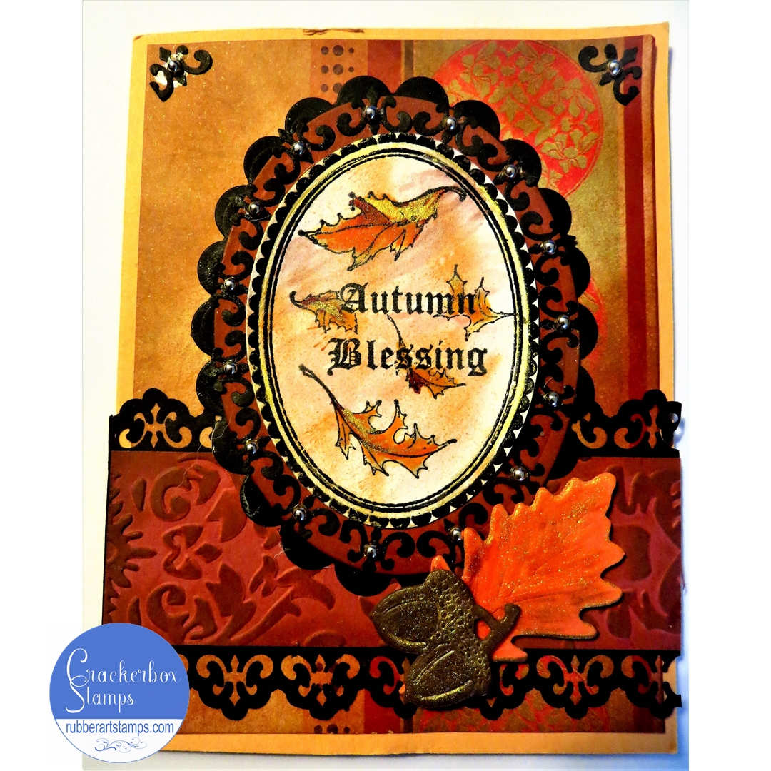 Framed Autumn Blessing Card
