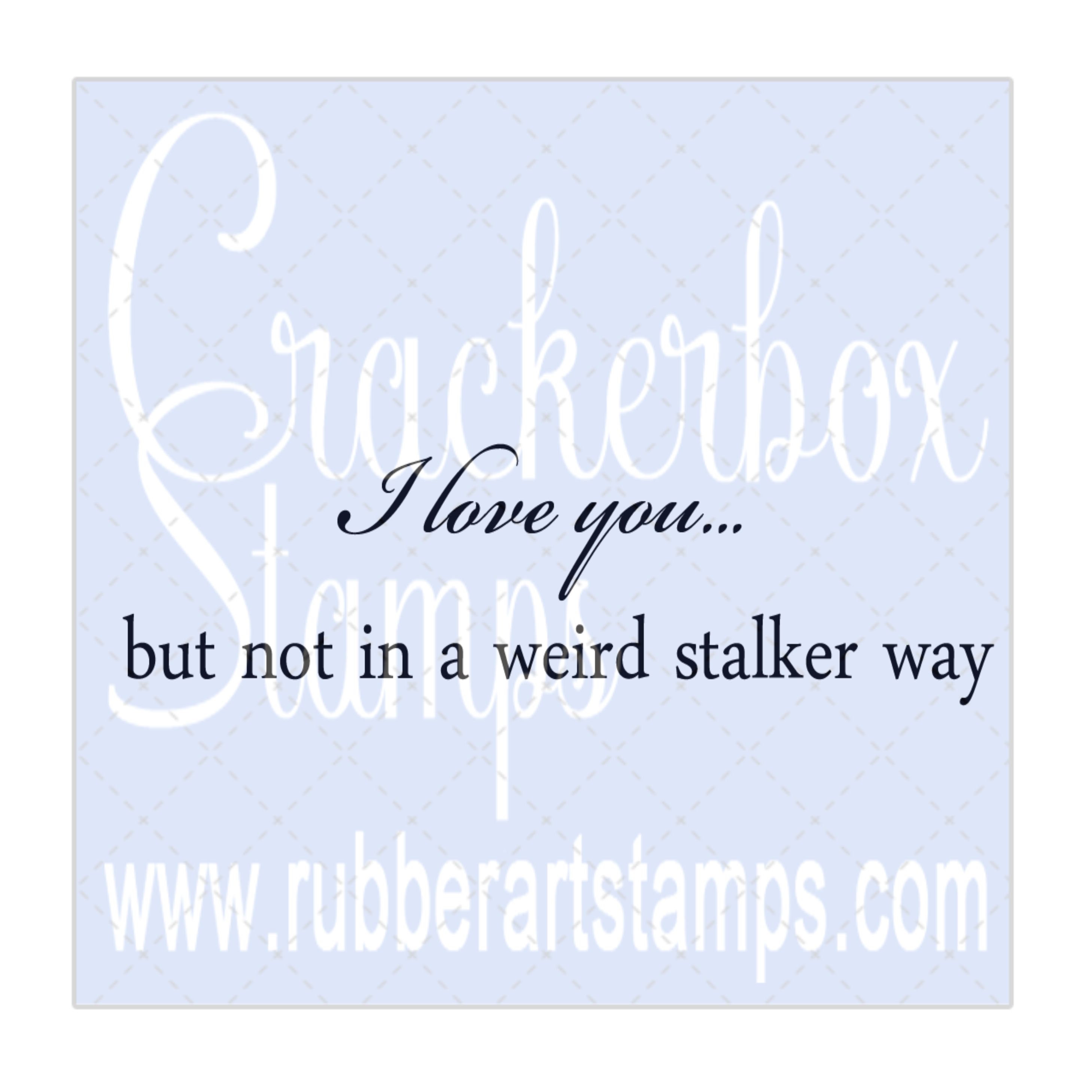 Weird Stalker - Crackerbox Stamps