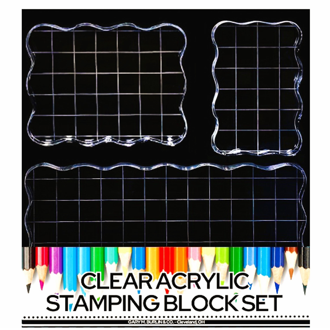 Acrylic Blocks Set Of 3