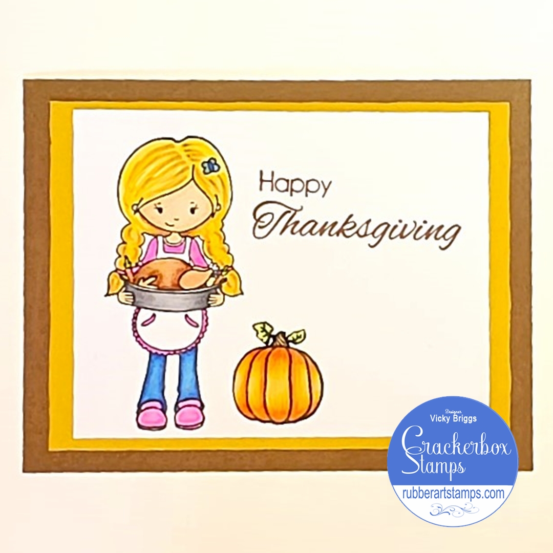 Happy Thanksgiving Simple - Crackerbox Stamps
