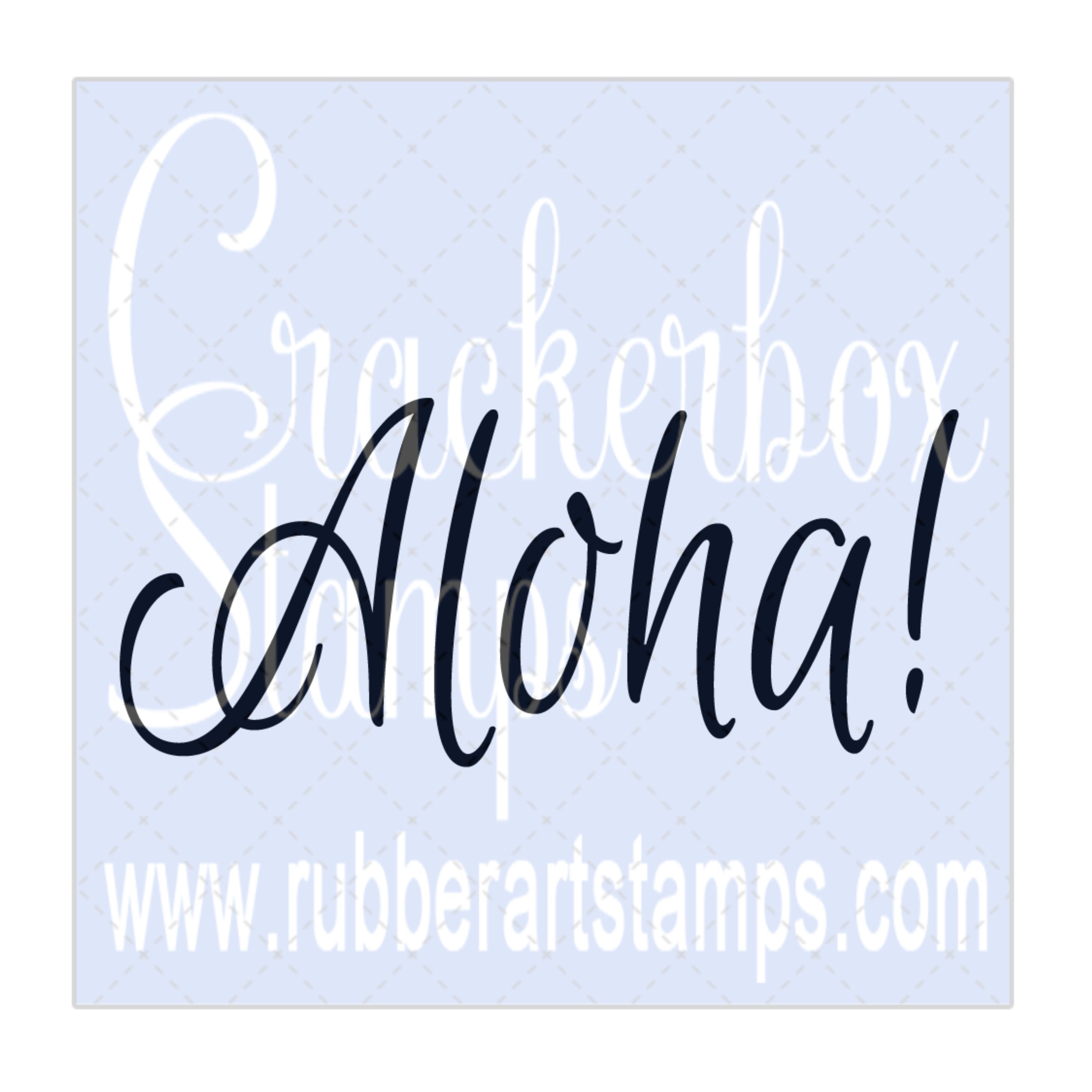 Aloha - Crackerbox Stamps