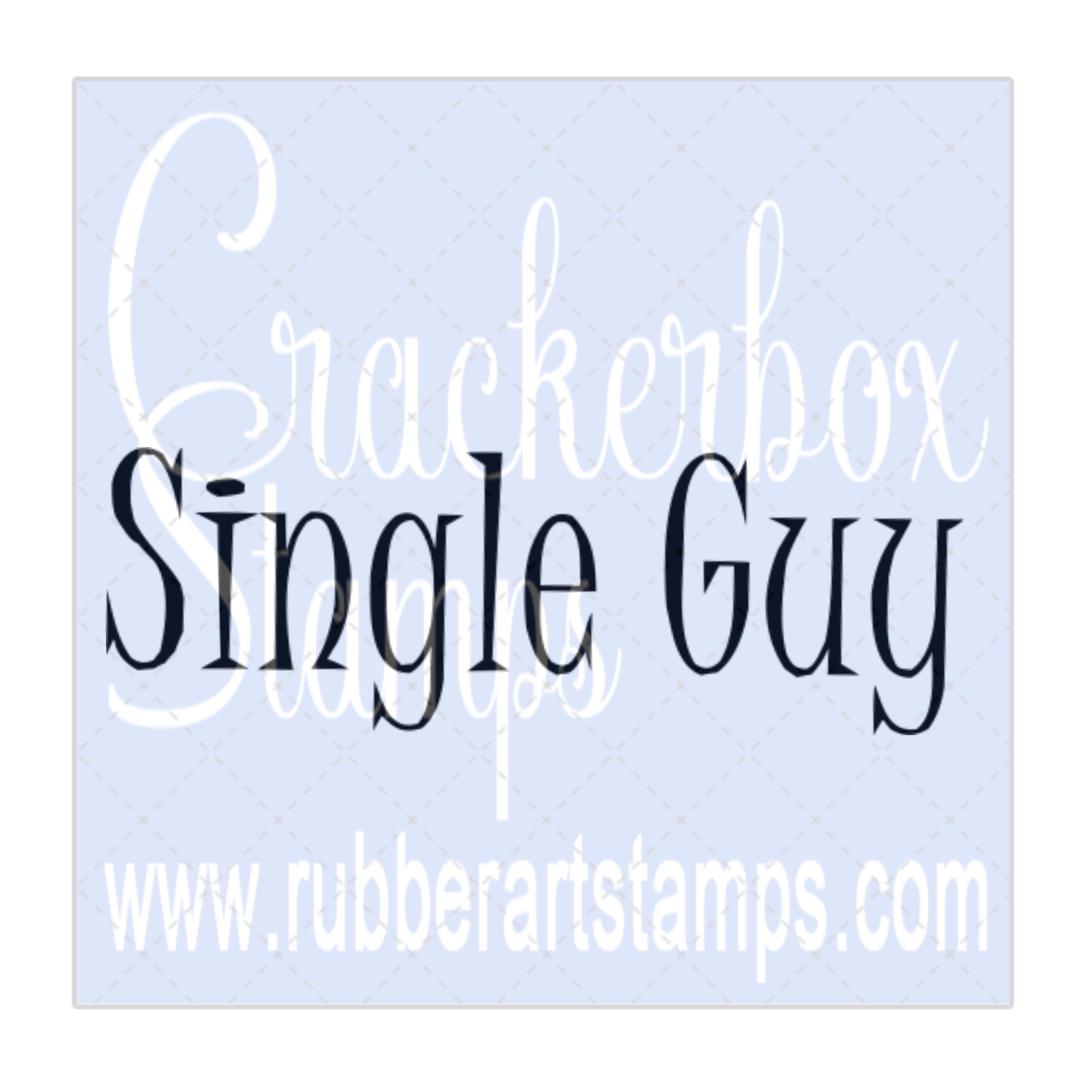 Single Guy - Crackerbox Stamps