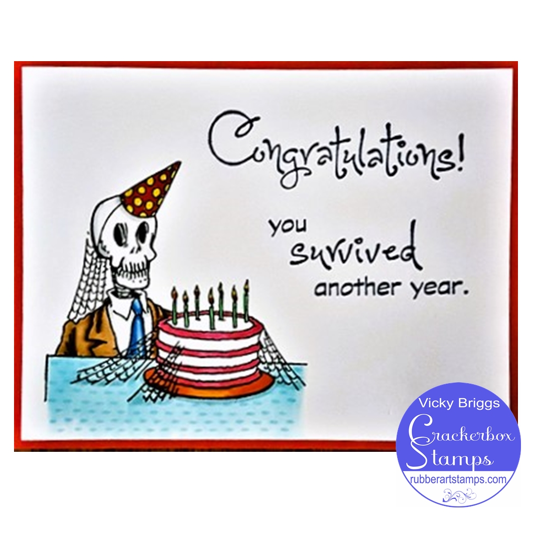 Congratulations Snarky - Crackerbox Stamps