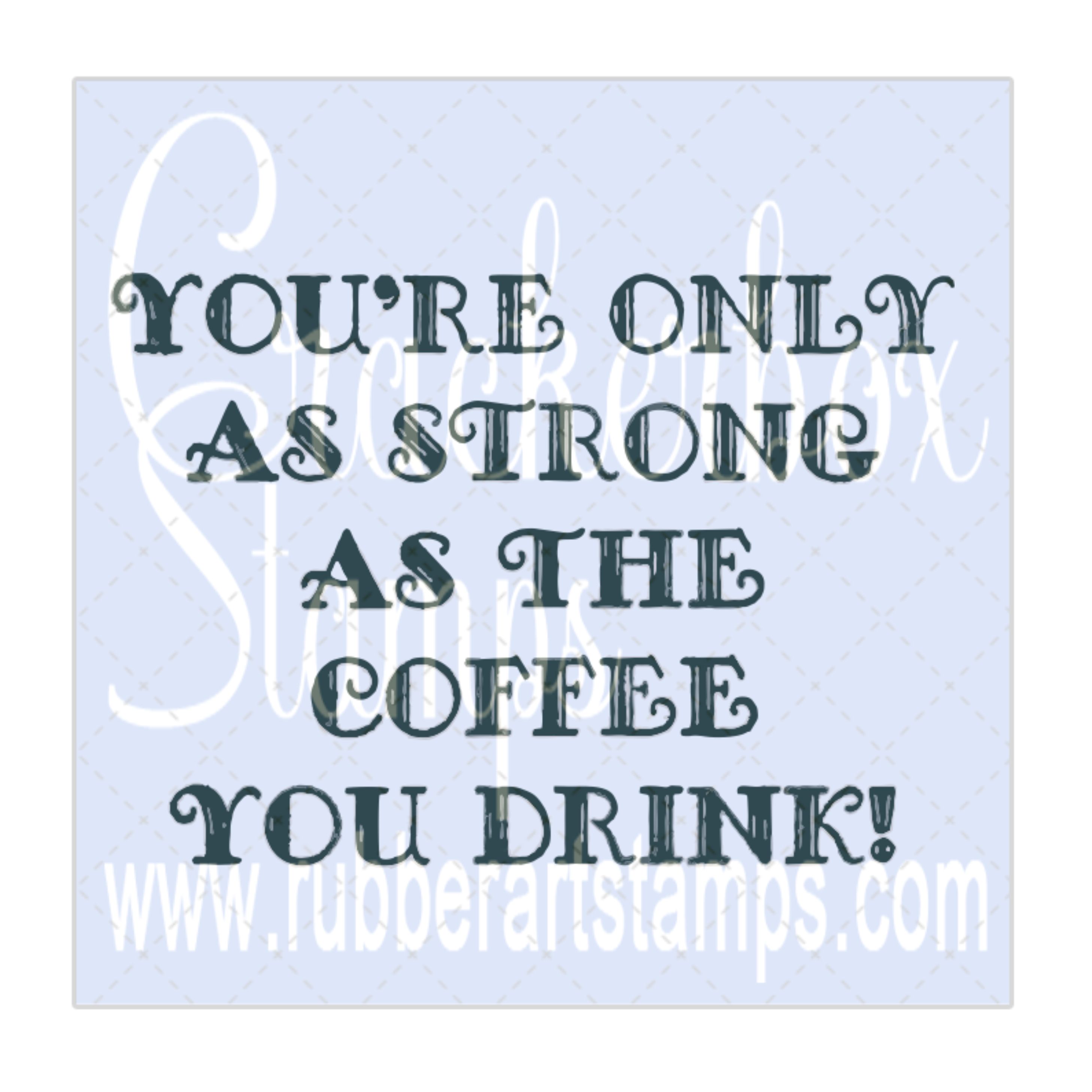 As Strong - Crackerbox Stamps