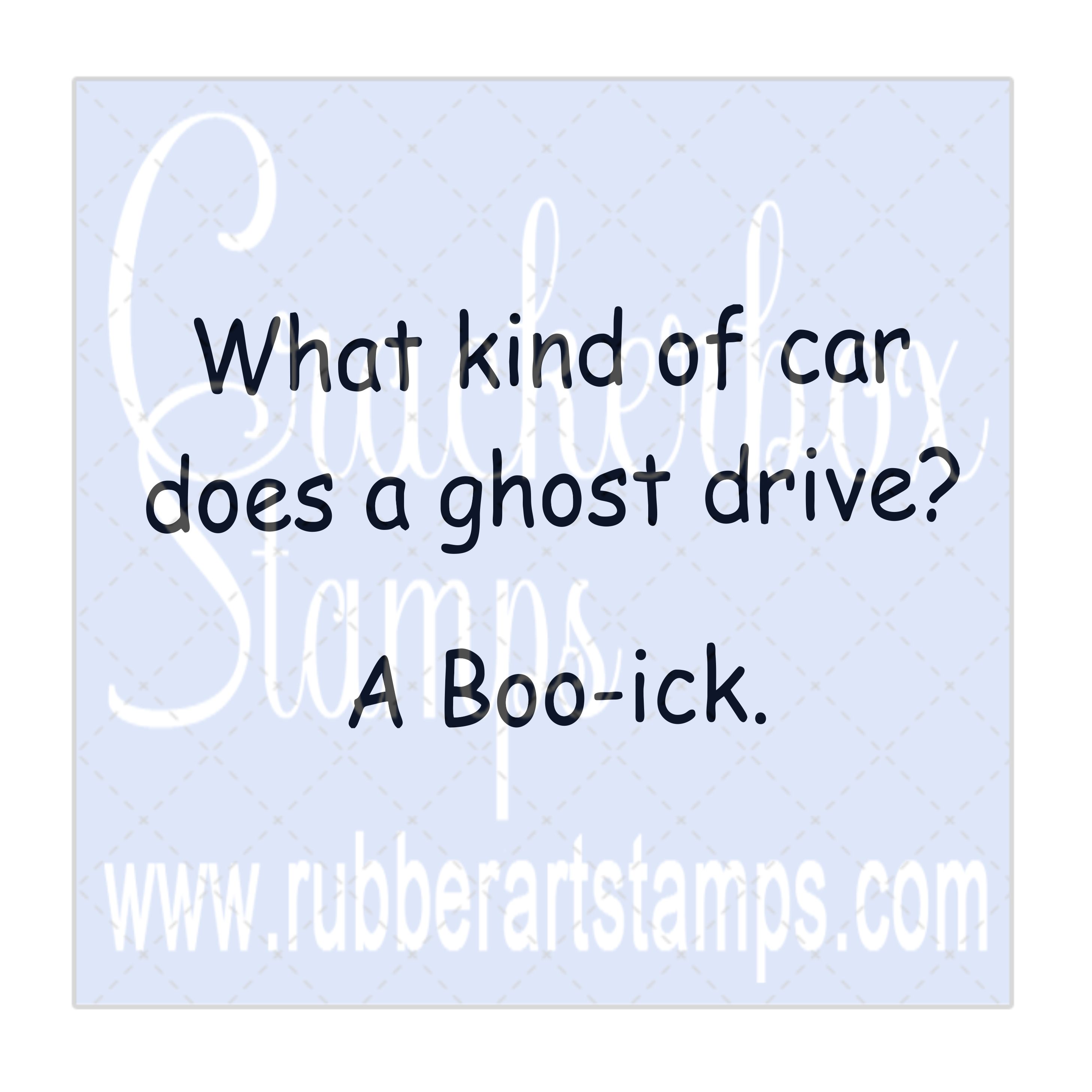 Boo-ick - Crackerbox Stamps