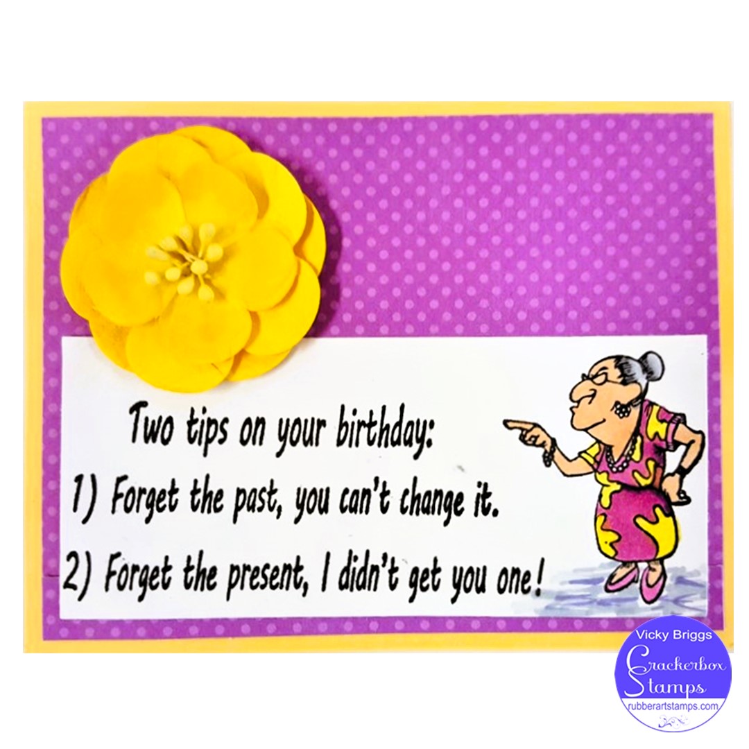 Birthday Tips - Crackerbox Stamps